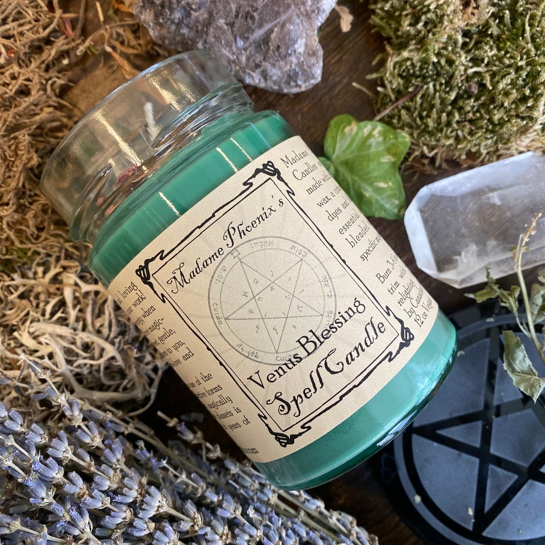 Planetary Magic Venus Spell Candle - Etsy
