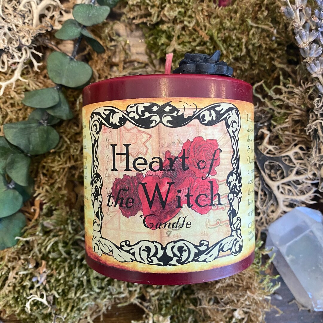 Heart of the Witch Chunky Pillar Candle - Etsy