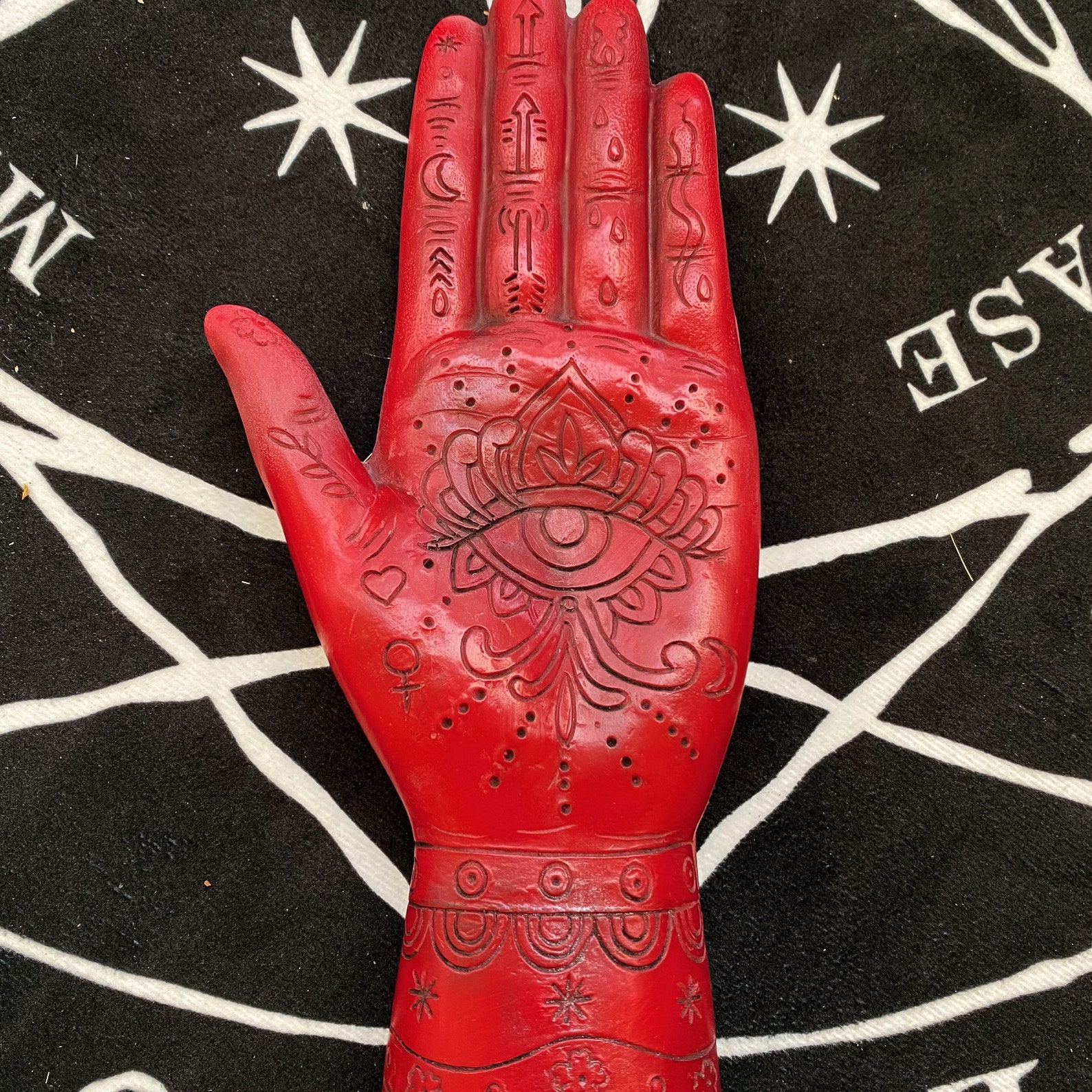 Hand Candle Evil Eye Protection Hand of Glory - Etsy
