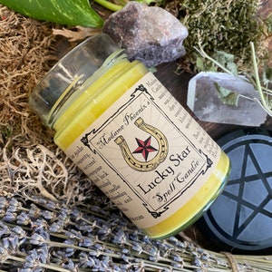 Lucky Star Magic Spell Candle - Etsy