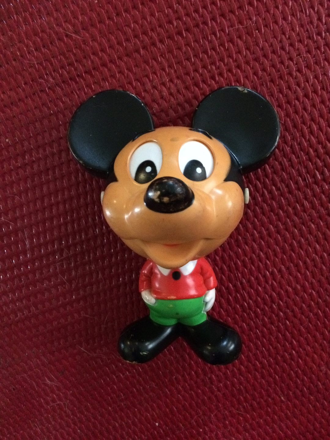 1976 Mattel Vintage Mickey Mouse Pull String Toy - Etsy