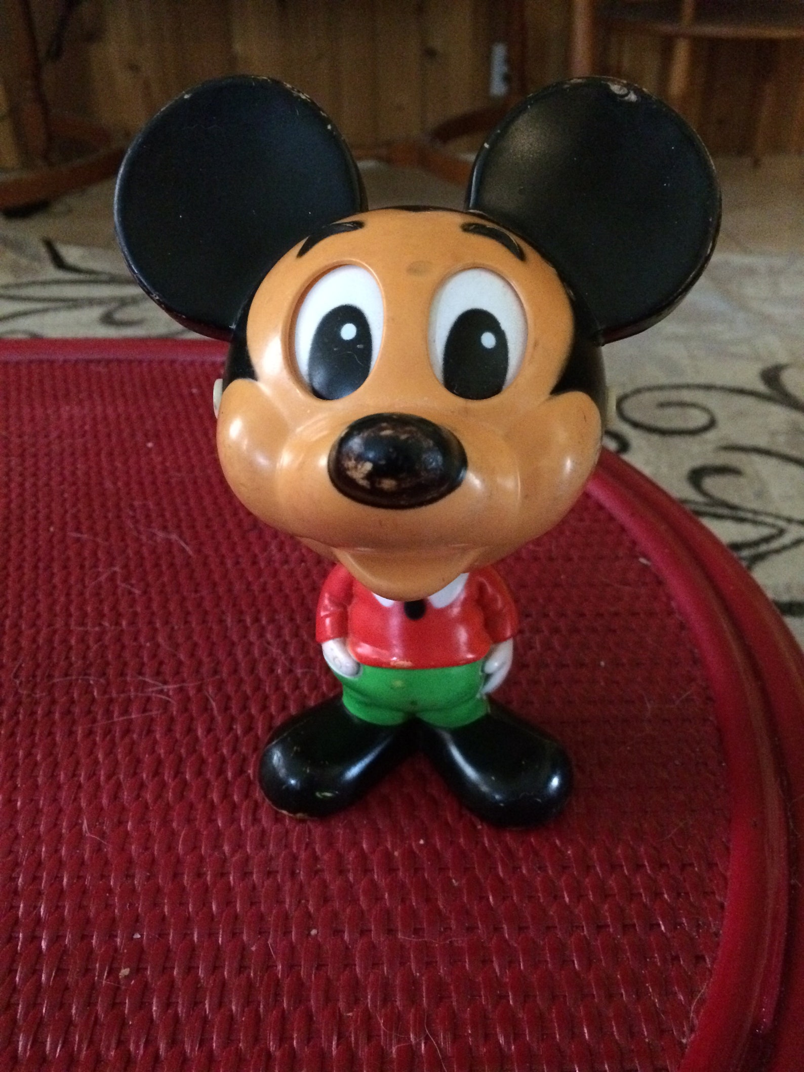 1976 Mattel Vintage Mickey Mouse Pull String Toy - Etsy