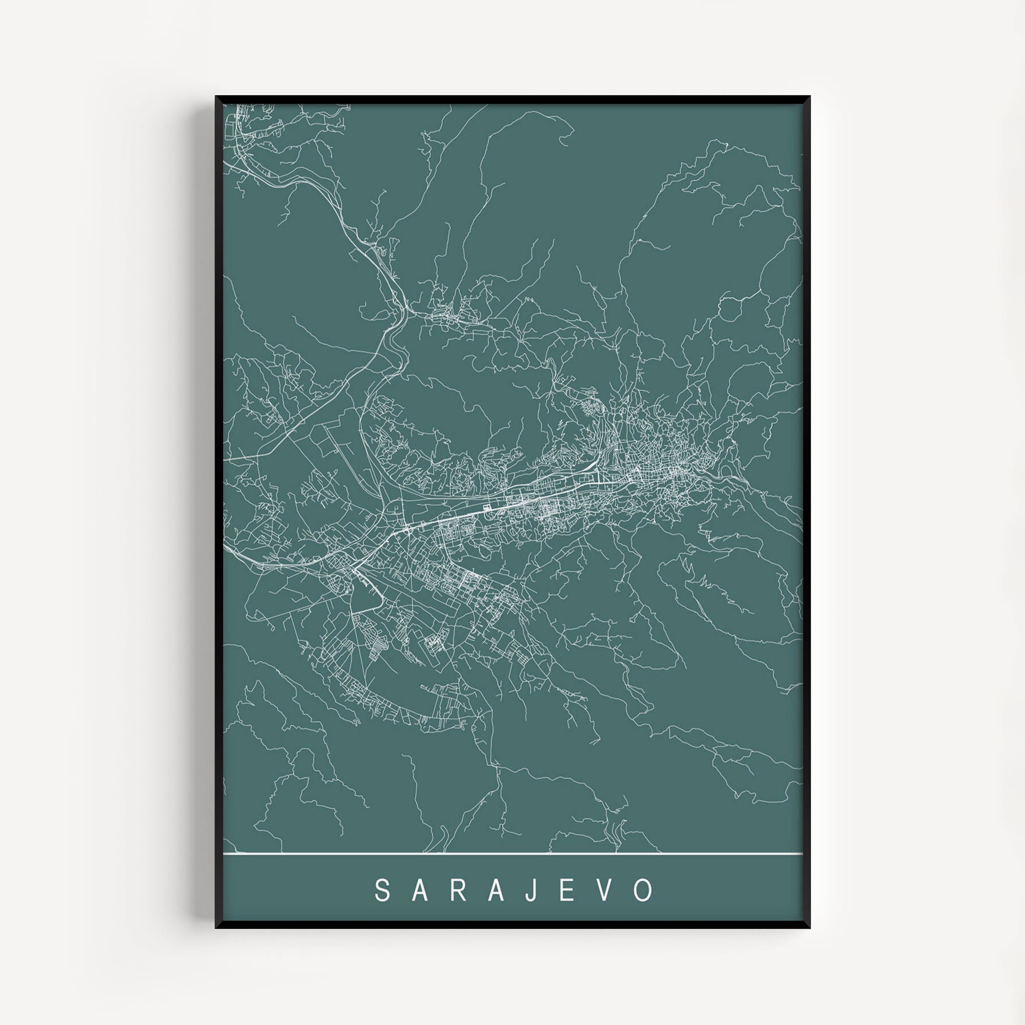 Sarajevo City Map