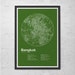 BANGKOK INFO MAP - Bangkok, Thailand - Minimalist Map of Bangkok ...