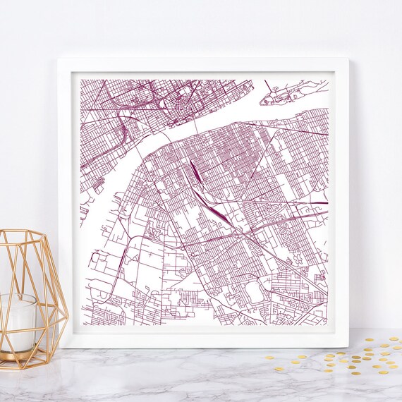 WINDSOR CITY MAP Fine Art Map Poster Windsor Map Print - Etsy