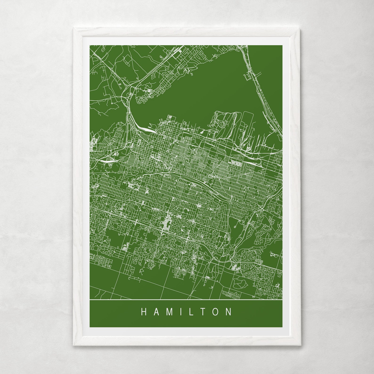 HAMILTON CITY MAP Art Print Line Art City Map Hamilton - Etsy Canada