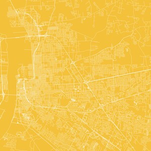 BATON ROUGE City MAP - Minimalist Wall Art, Modern Design City Grid ...