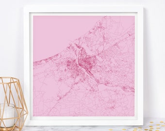 Baltic States Map Art Print Signed 8.5 X 11 - Etsy