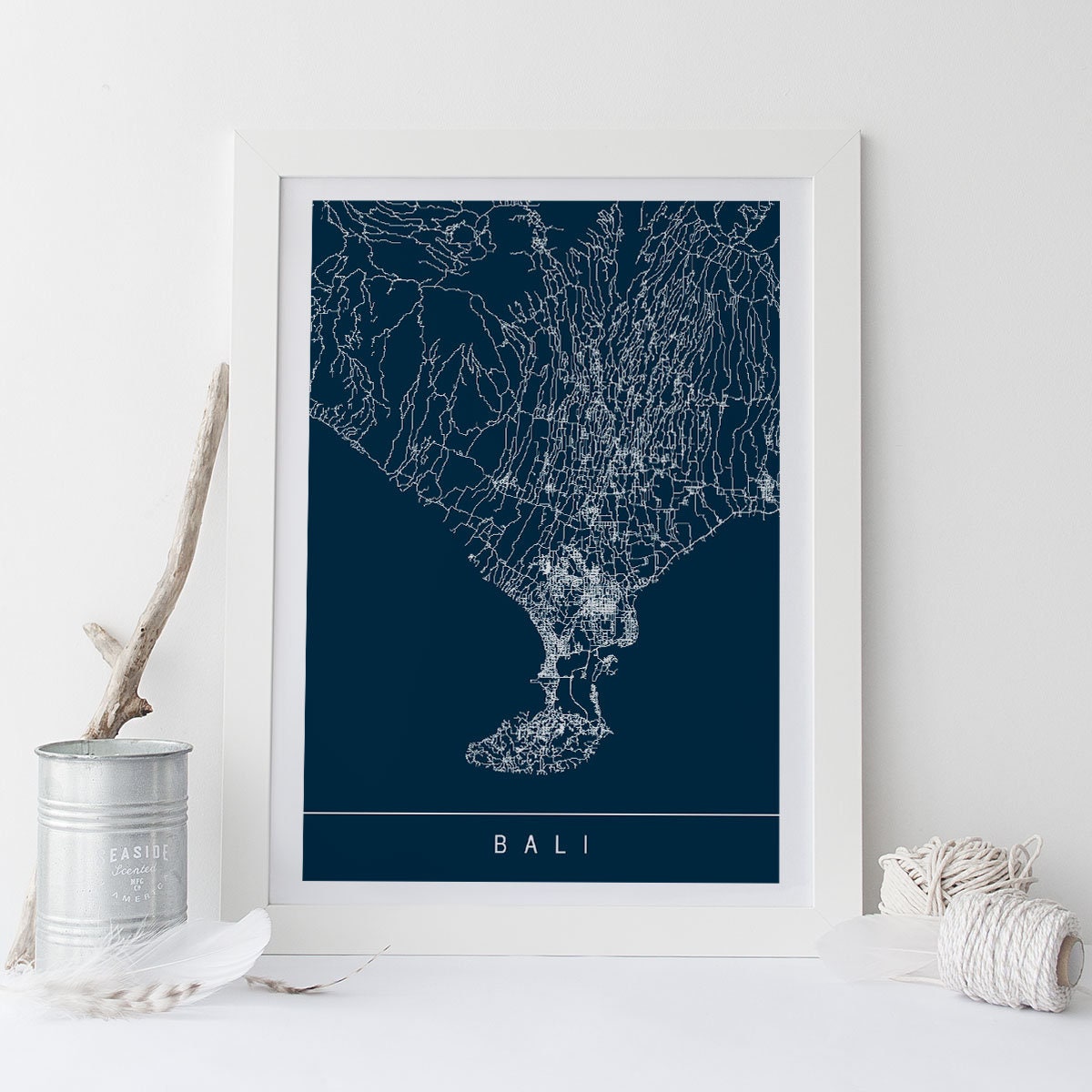 BALI GRID MAP Line Art Map Road Map of Bali Minimalist Map - Etsy Canada
