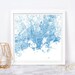 HELSINKI CITY MAP Fine Art Map Poster Helsinki Map Print Minimalist ...