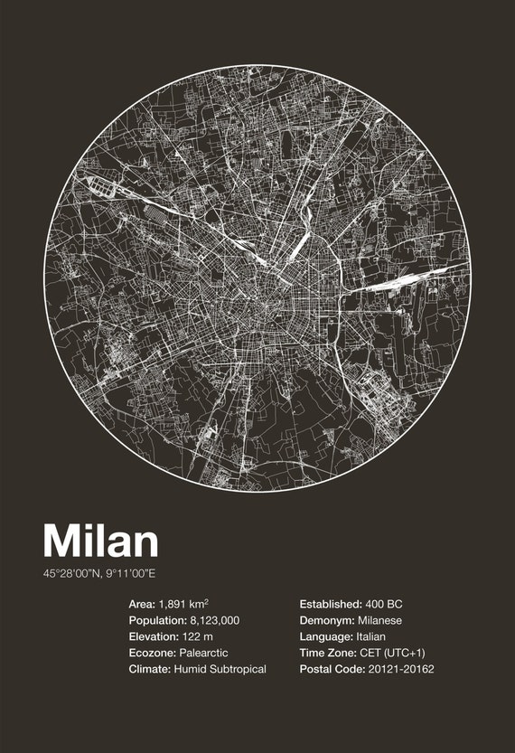 Facts About Milan City Map