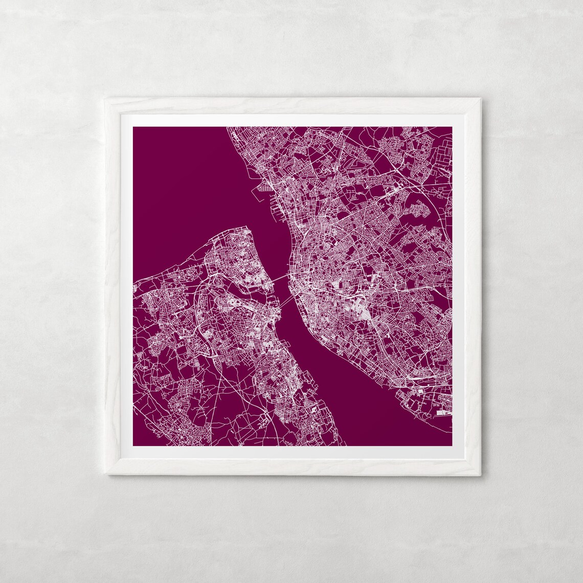 LIVERPOOL City MAP Fine Art Map Poster Modern Liverpool - Etsy