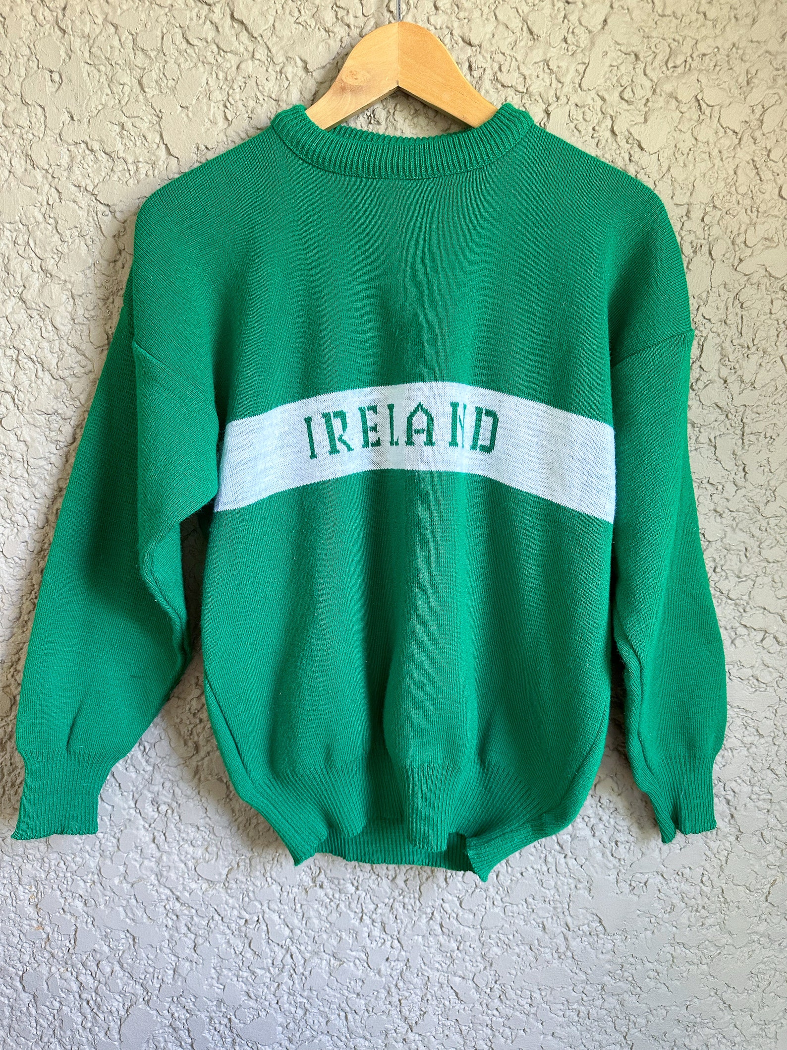 Rare Vintage IRELAND Green Sweater - Etsy