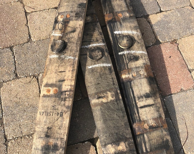 Bourbon Barrel Stave, Bunghole, Slat, Barrel Wood, Reclaim Wood, Gift ...