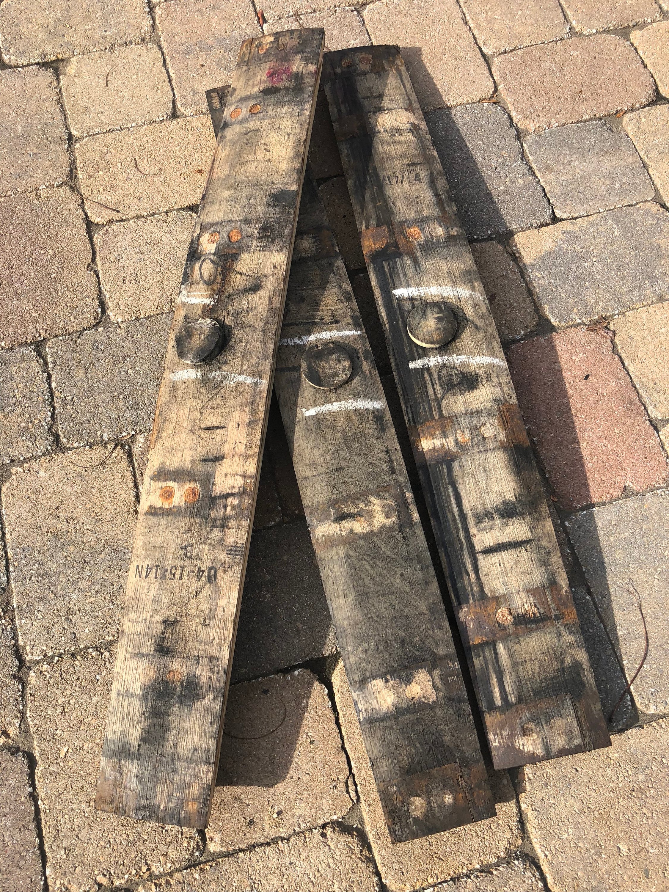 Bourbon Barrel Stave, Bunghole, Slat, Barrel Wood, Reclaim Wood, Gift ...