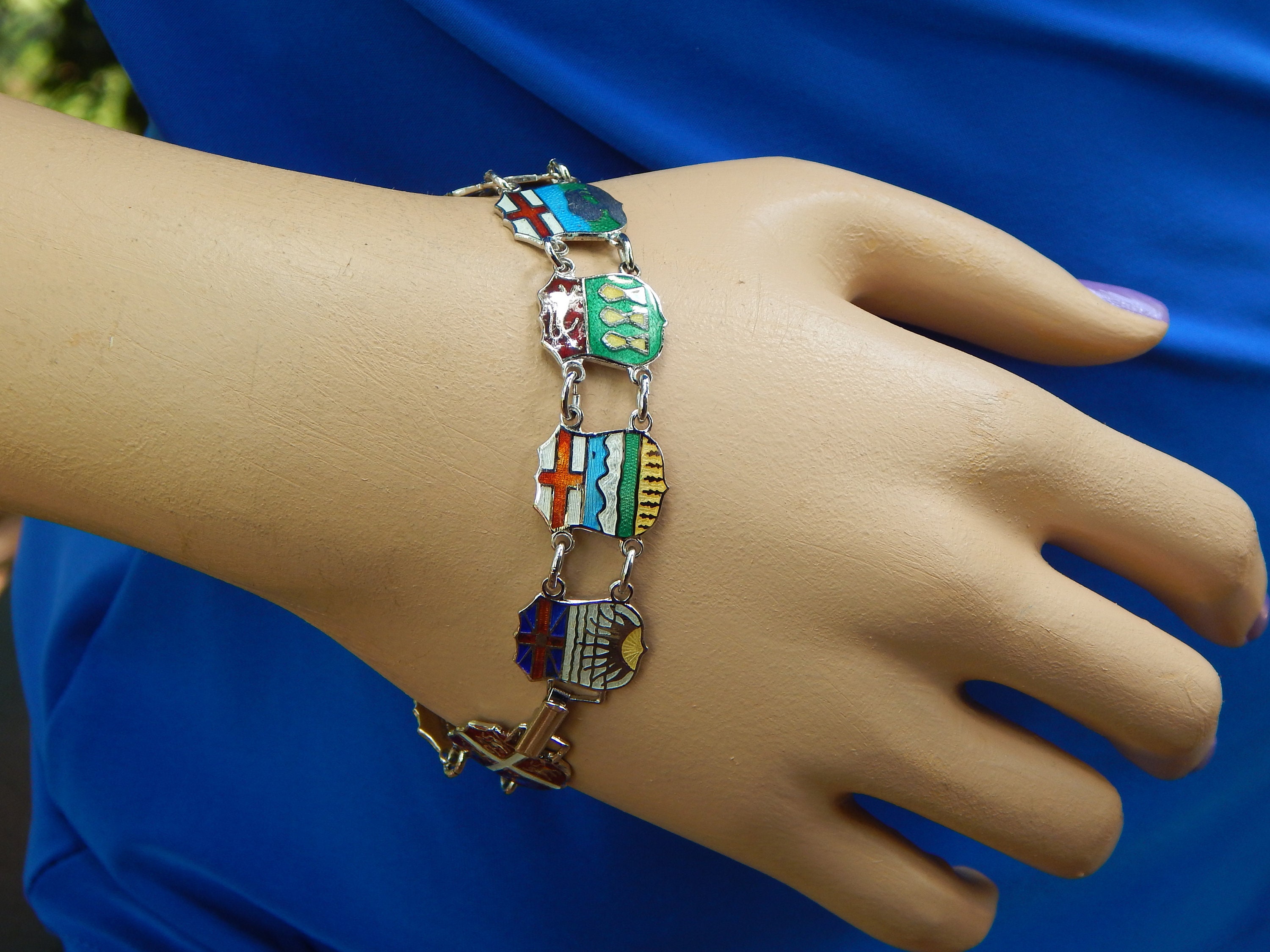 Vintage Canadian Provinces Travel Shield Coat of Arms Heraldic Crests ...