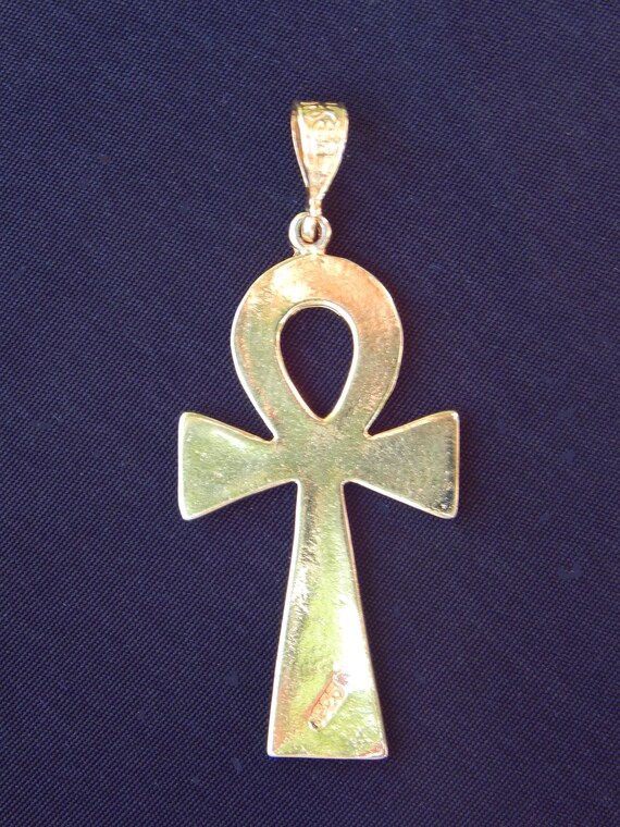 Pre-Loved Egyptian Sacred Symbol Ankh Cross With Hier… - Gem
