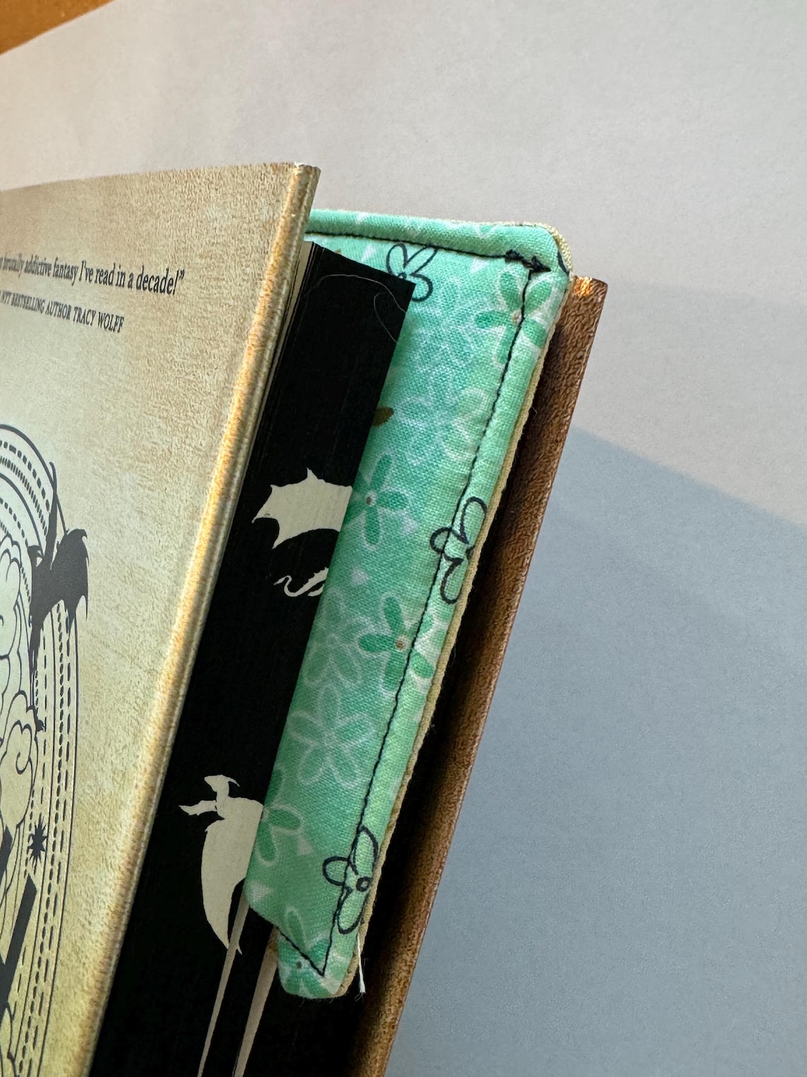 Hand Sewn Book Corner Bookmark - Etsy