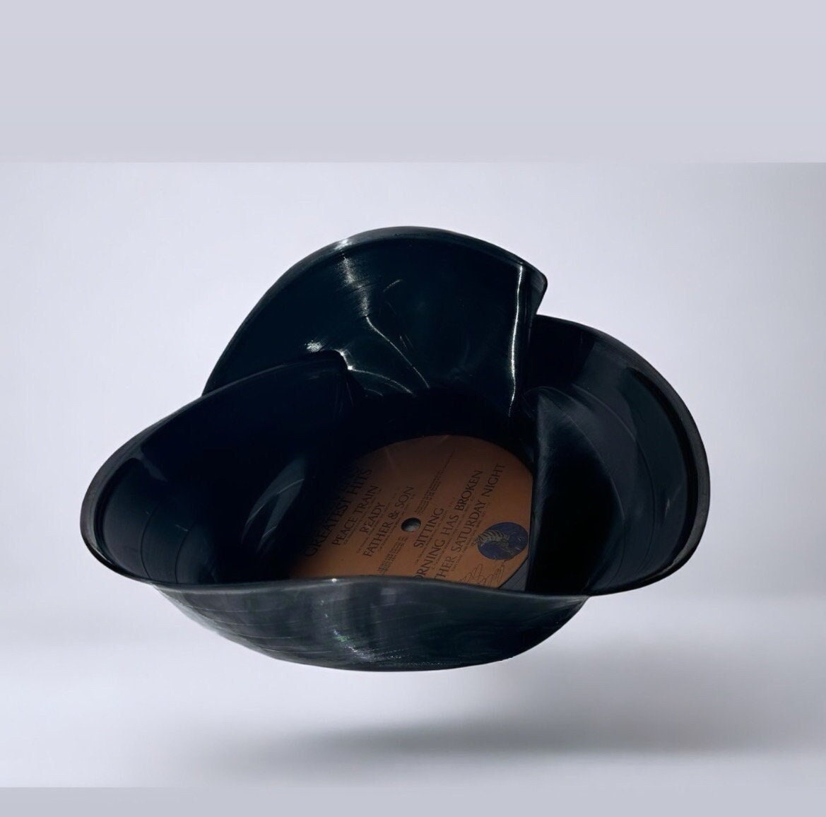 Freeform Vinyl Record Bowl - Etsy