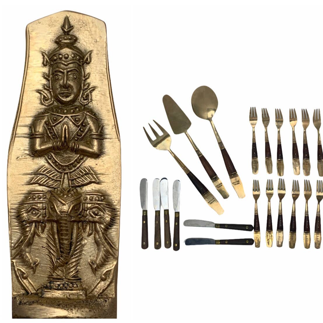 Bronze Flatware Thailand for sale | Only 2 left at -75%