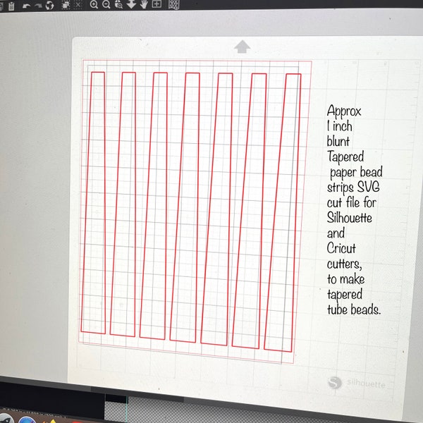 Paper Bead Templates Half Inch Straight Beads. UK A4 & US Letter Size ...