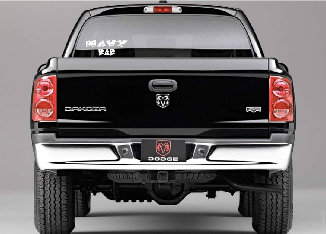 Navy Dad Decal Sticker, Vinyl - Etsy
