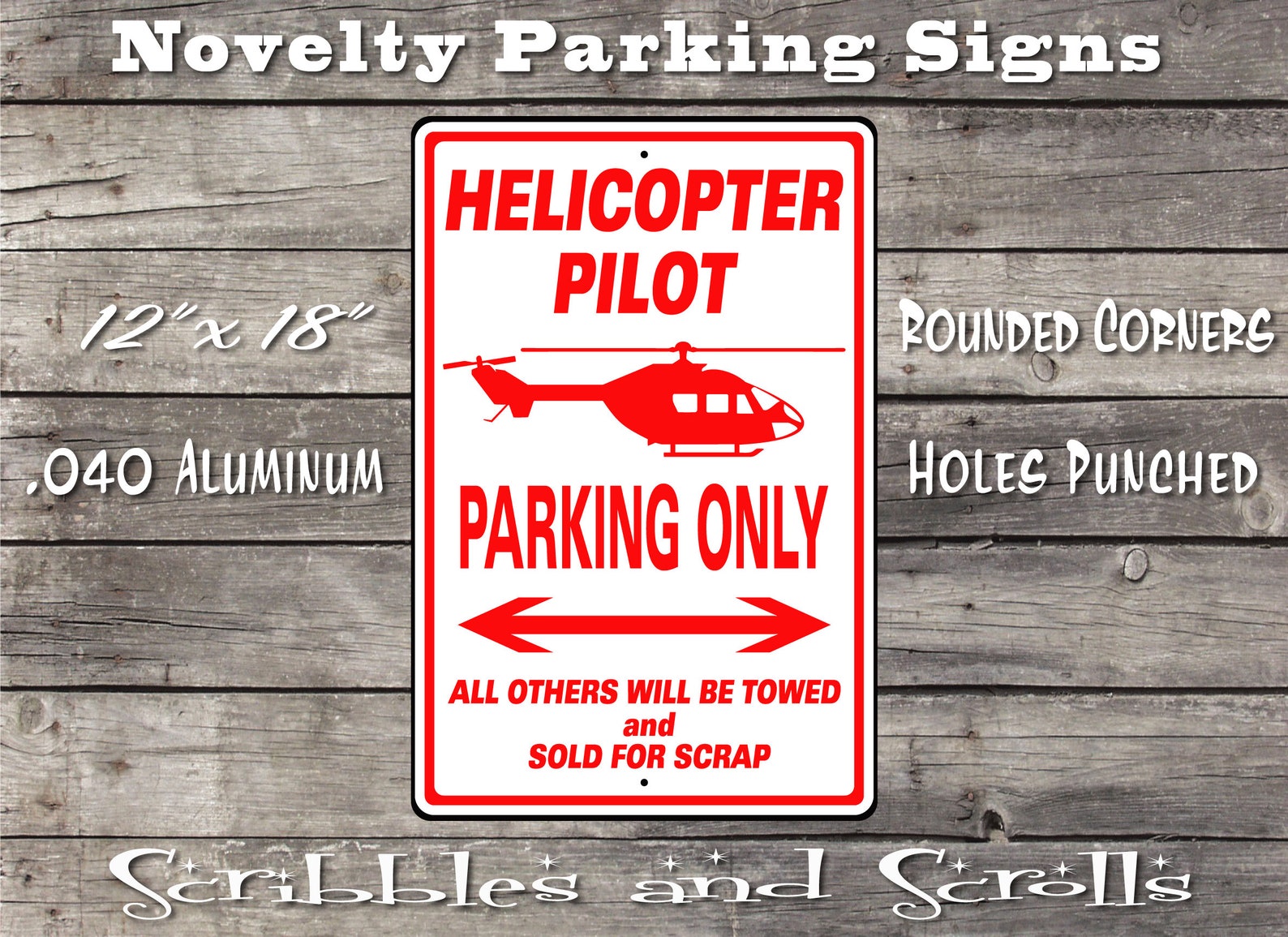 Helicopter Pilot Parking Sign Turbine Helicopter FAA - Etsy