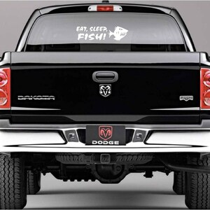 Eat Sleep Fish Decal Sticker, Vinyl - Etsy