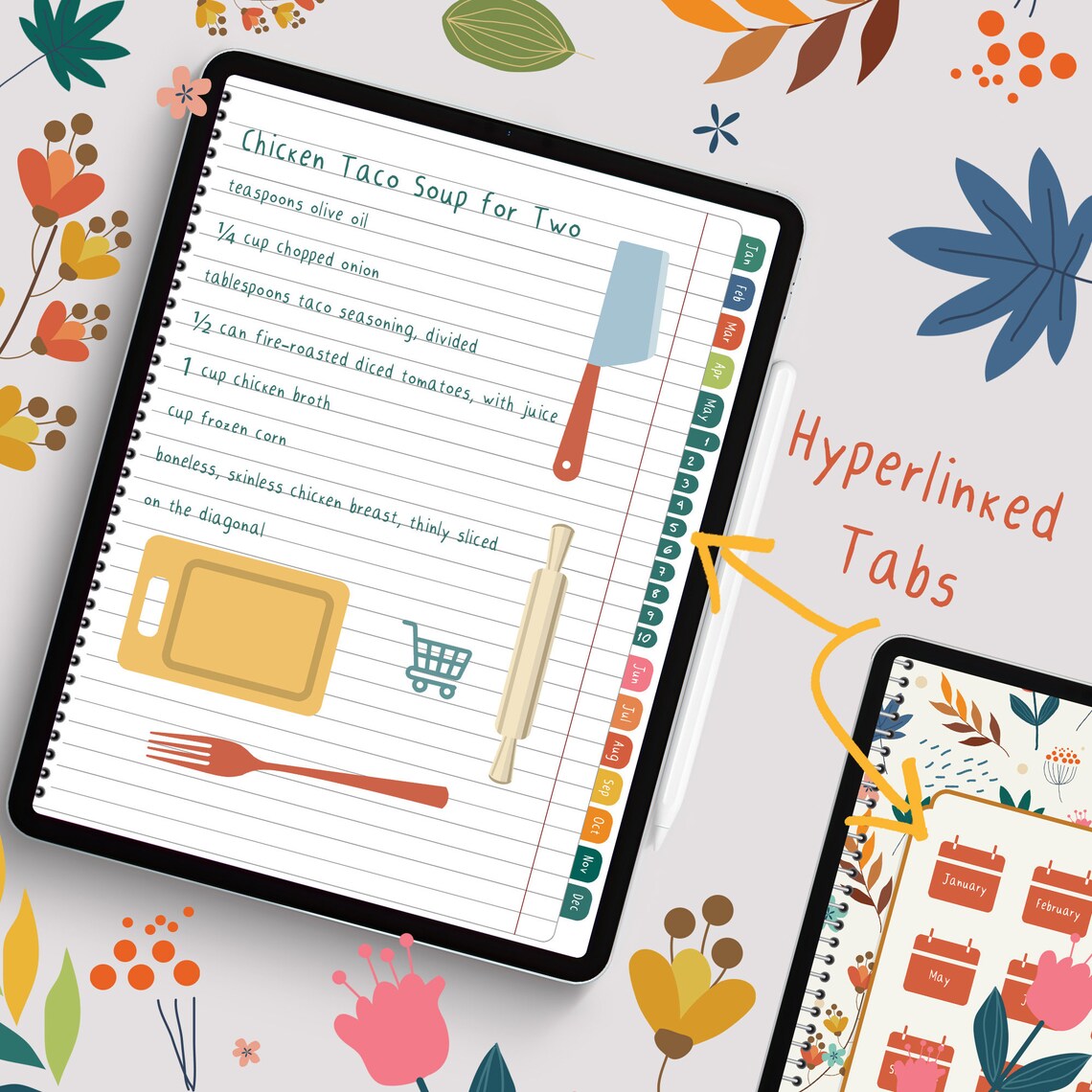 Digital Bullet Journal Empty Bullet Journal Ipad Bullet - Etsy