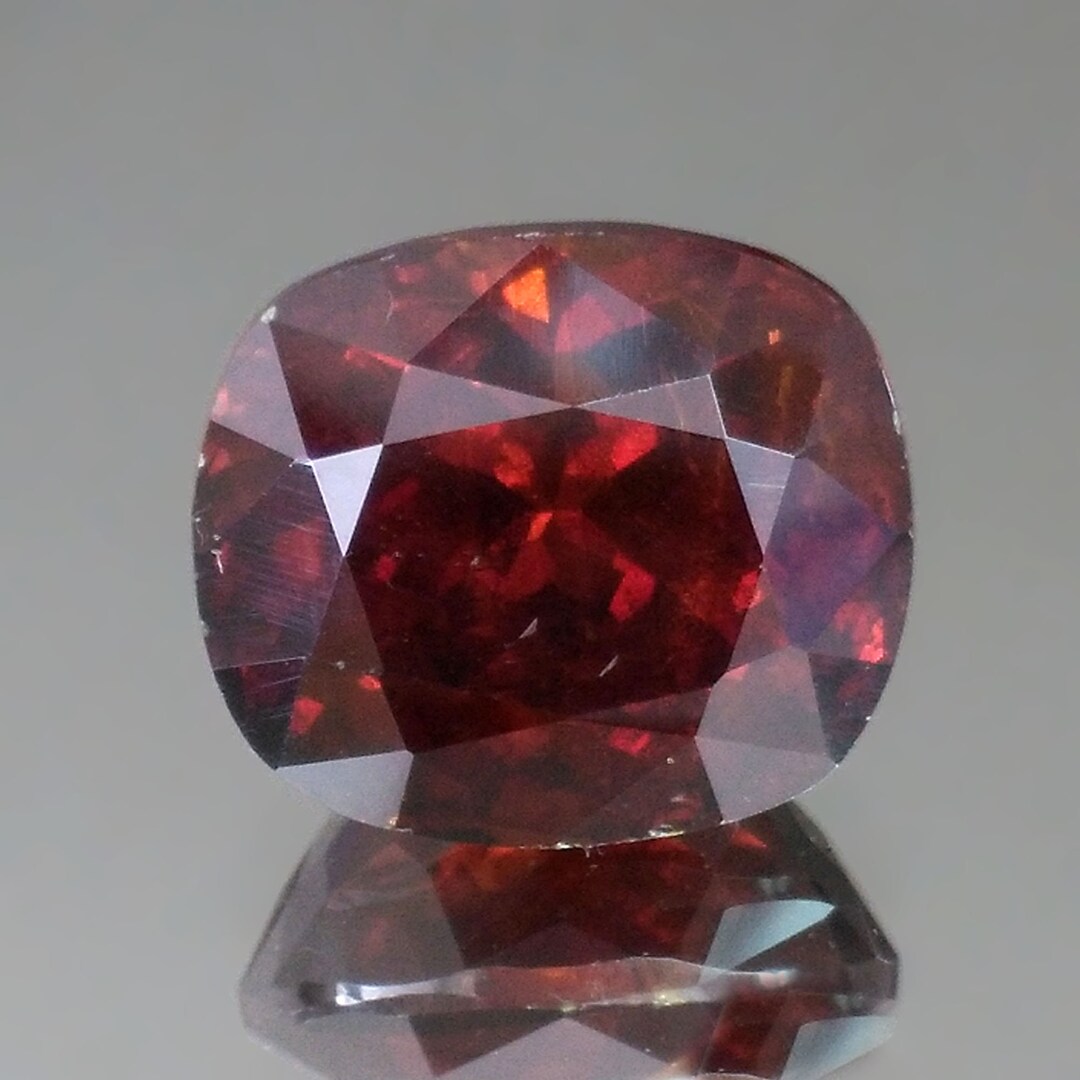 18.66cts Rare Gem Oval Deep Red Natural Sphalerite Spain Loose Genuine ...