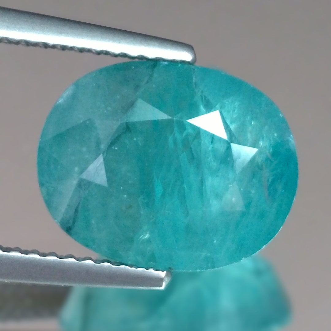 5.72cts Rare Gem Huge Oval Green Blue Natural Grandidierite Loose ...