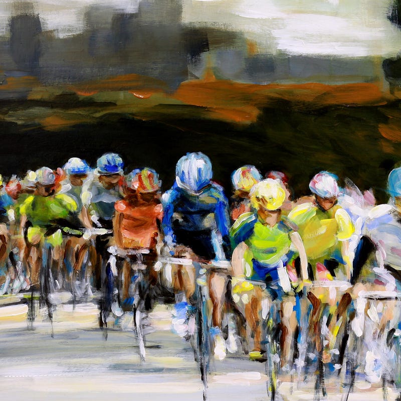 Abstract Bicycle Art - Etsy