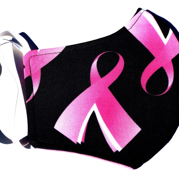 Breast Cancer Mask - Etsy