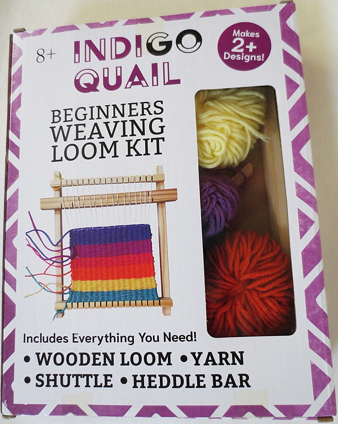 Buy Indigo Quail Beginners Weaving Loom Kit Online in India - Etsy