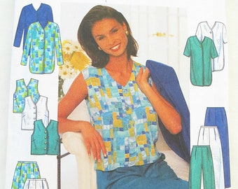 Simplicity Uncut Top/pants/shorts/dress/jacket Pattern 1430 Sizes 14 ...