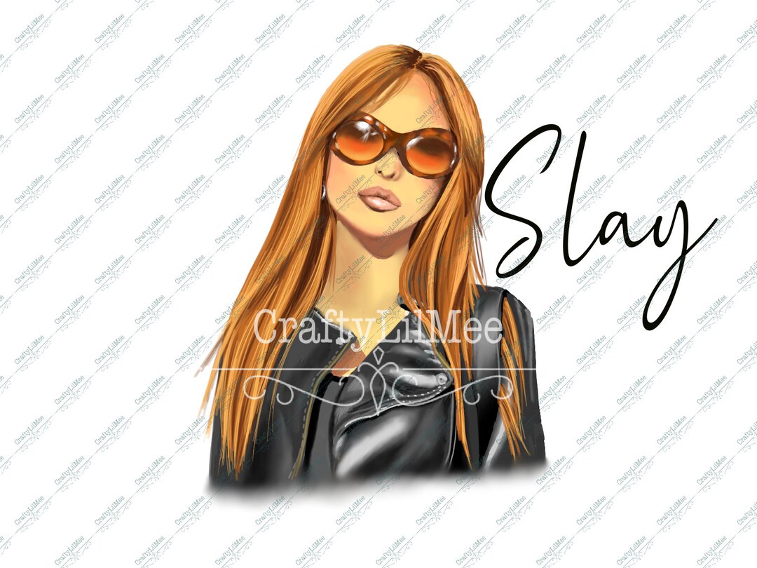 Slay Image, Chic Model, Girl, PNG File, Digital Download, Waterslide ...