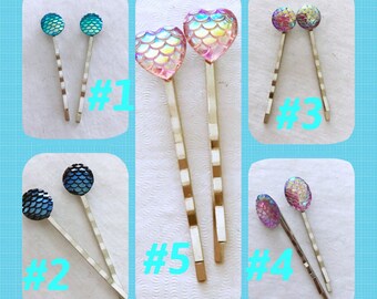 Mermaid hair pin | Etsy