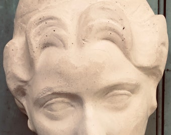 Antique death mask | Etsy