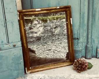 Mercury glass mirror | Etsy