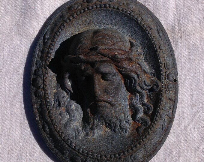 Beautiful Cast Metal Depiction of Christ Vintage French - Etsy