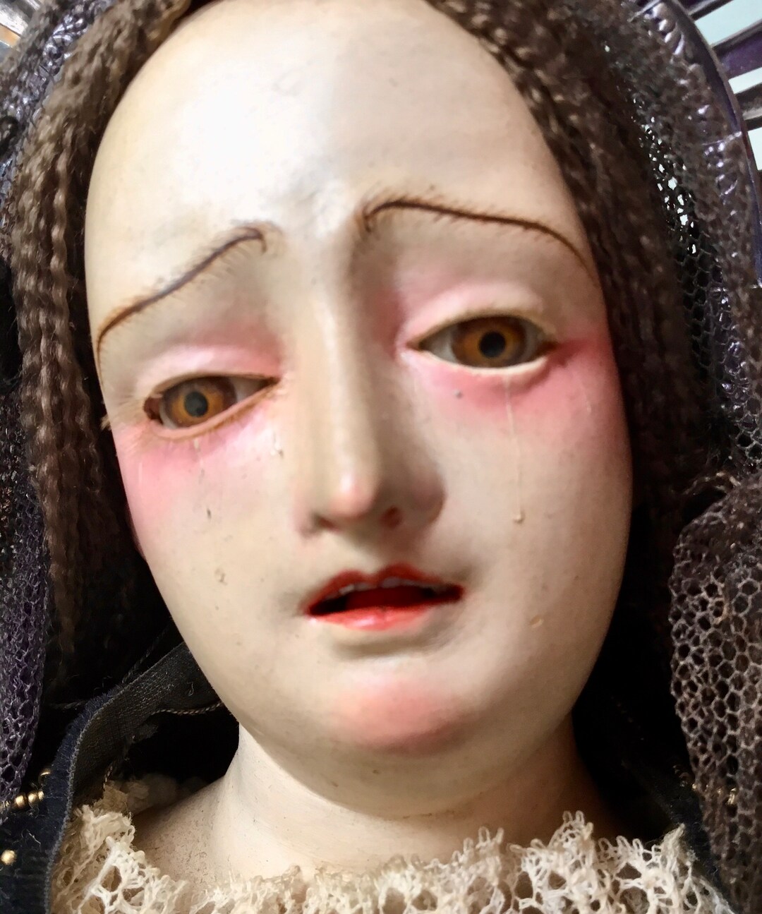 A Stunning 18th Century Polychrome & Gilt Wood Hand Carved Neapolitan ...