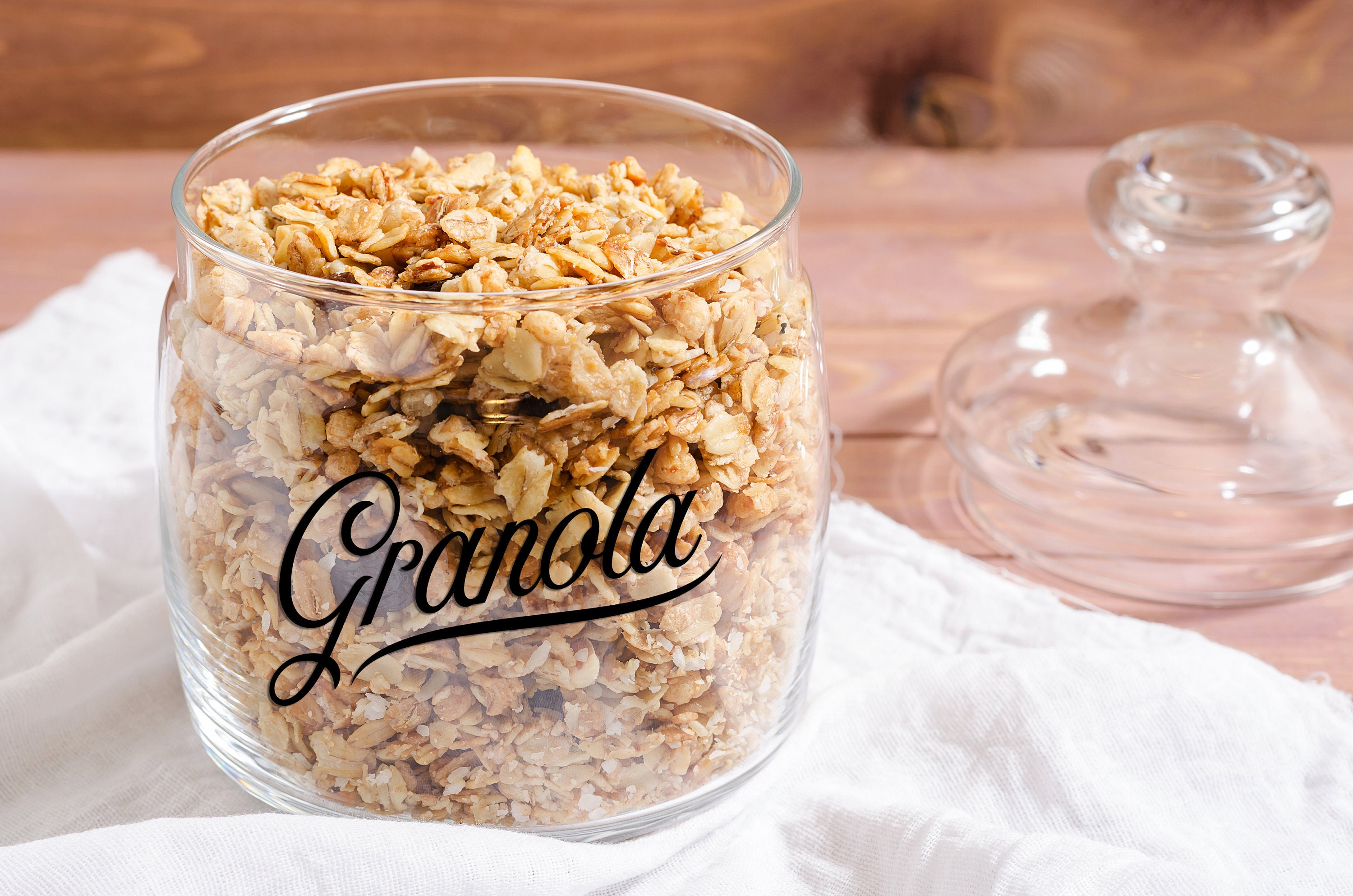 Granola Sticker Decal Label Kitchen Canister Organization - Etsy