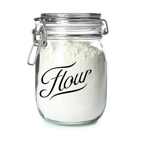 Flour Label - Etsy