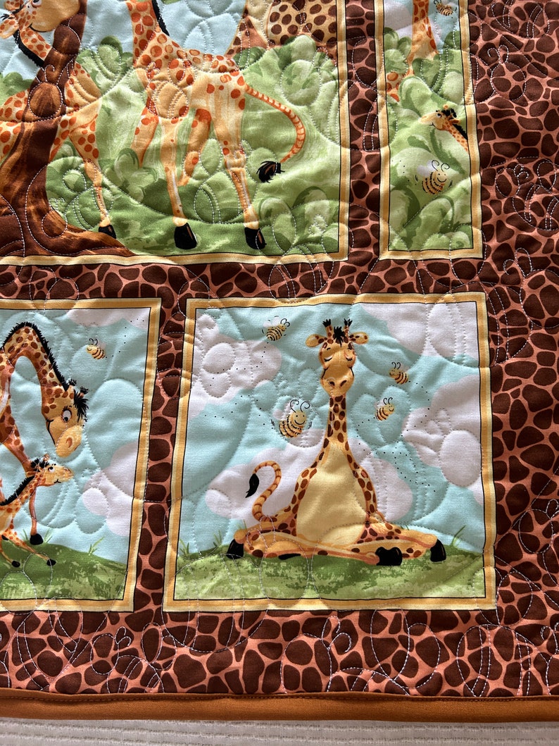 Giraffe Quilt, Baby Quilt, Baby Bedding - Etsy