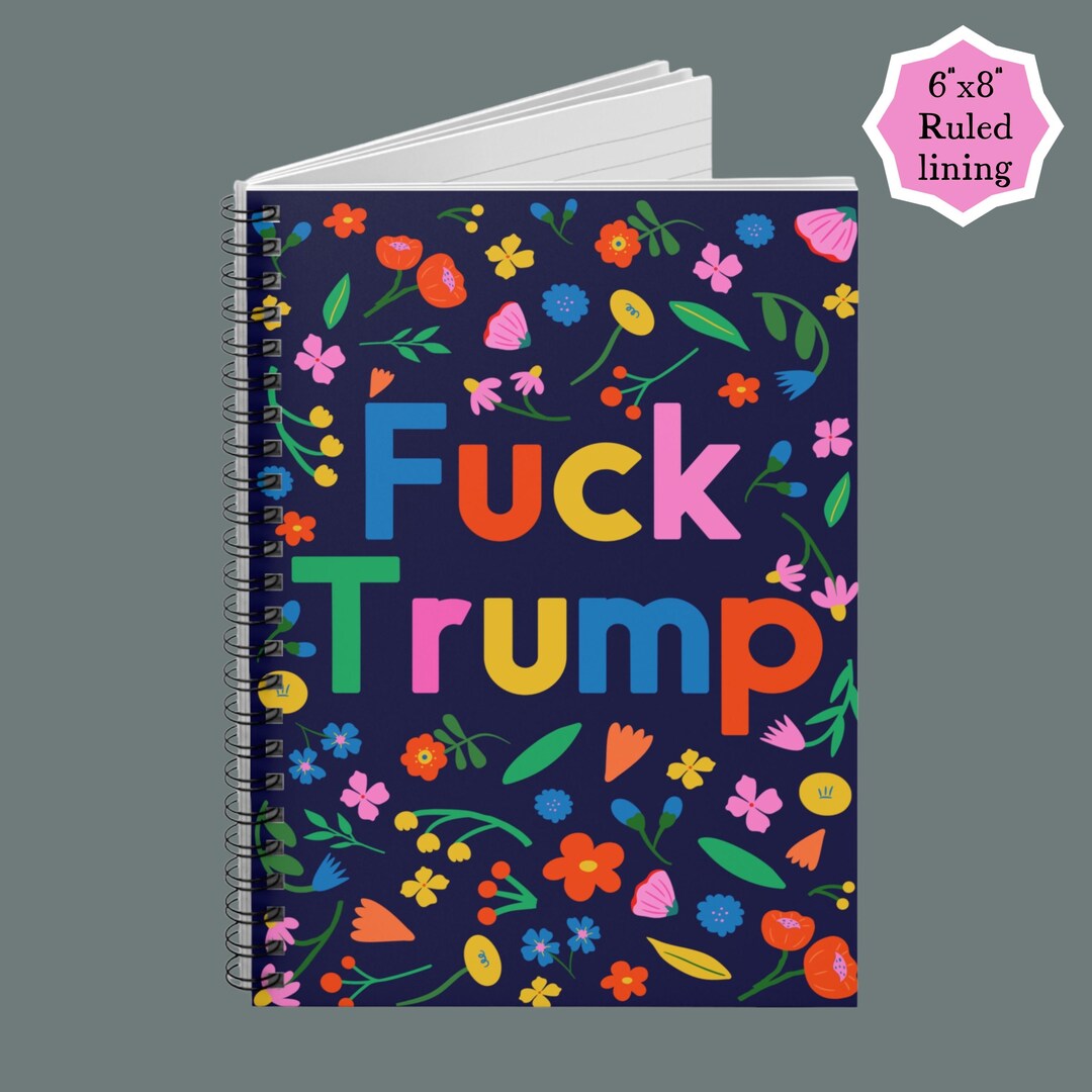 Subtle F*ck Trump Journal Anti MAGA Anti Elon Musk Notebook F*ck ...