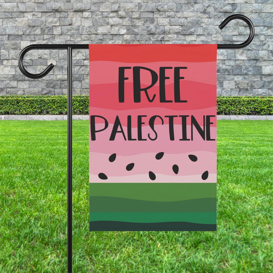 Free Palestine Flag Anti Genocide Garden Banner Anti War House Flag ...