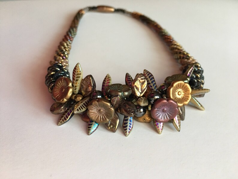 Rich Metals Kumihimo Necklace - Etsy