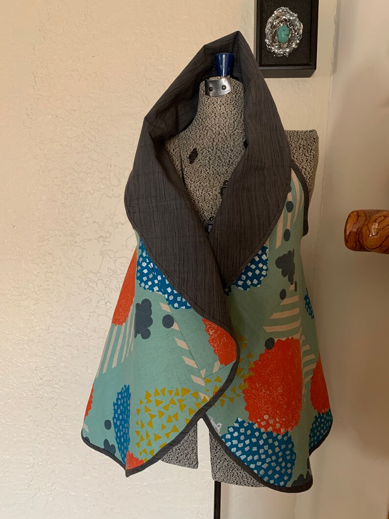 Reversible Quilted Vest - Etsy
