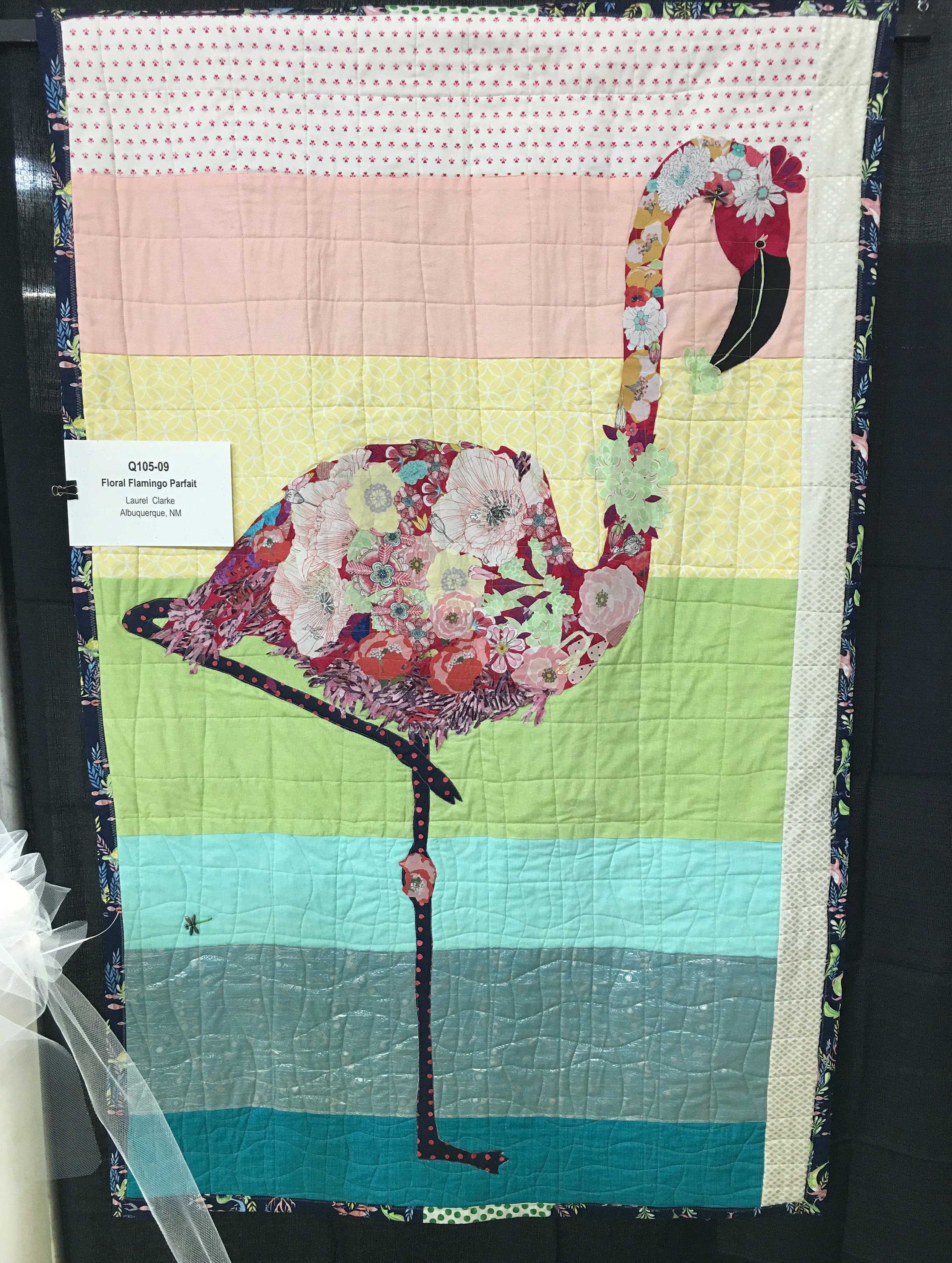 Flamingo Floral Quilt