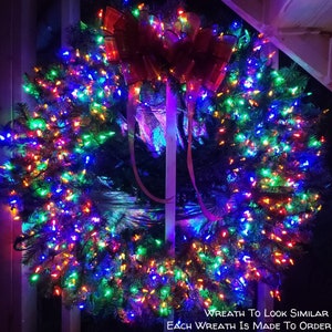 led light wreath